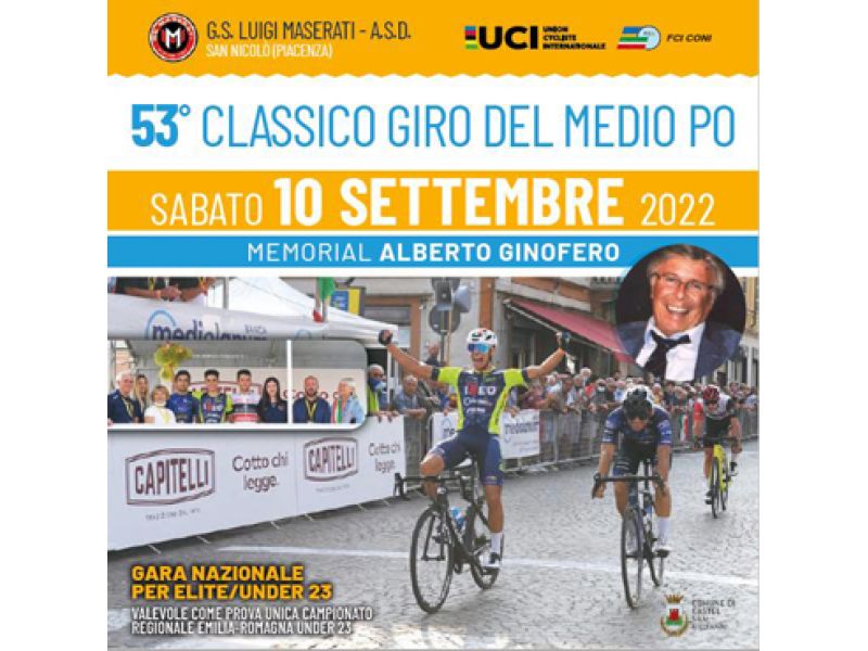 GIRO DEL MEDIO PO. DOMANI SI CORRE LA CLASSICA DEL PIACENTINO