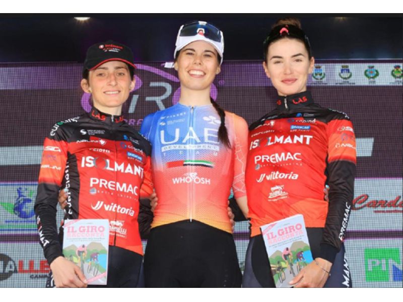 GIRO MEDITERRANEO IN ROSA. CARLOTTA CIPRESSI CHIUDE DA PADRONA, TAPPA E ...