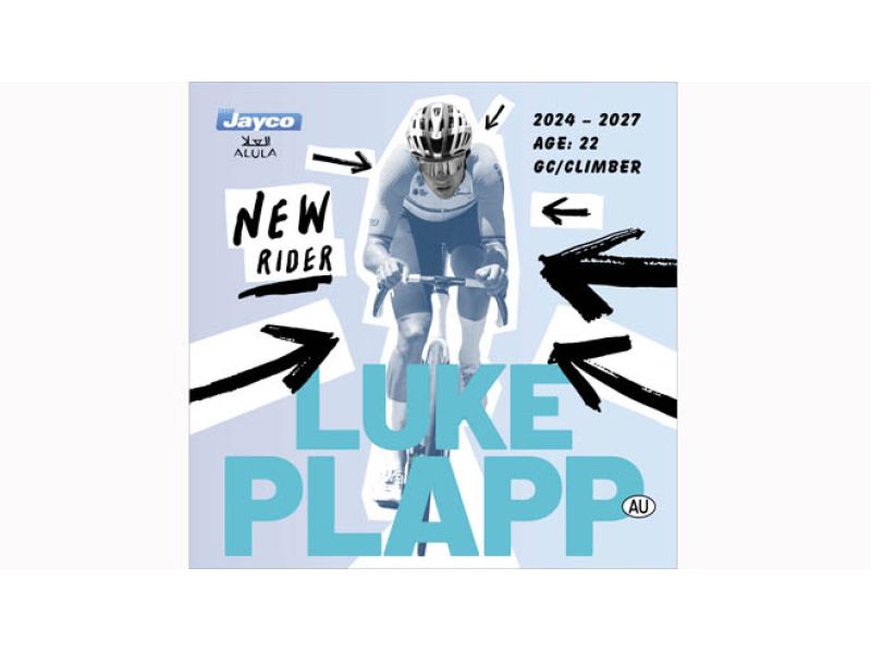 BEL COLPO DELLA JAYCO ALULA, ARRIVA LUKE PLAPP