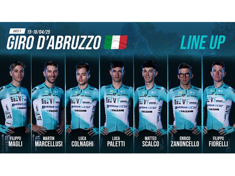 A VF GROUP BARDIANI CSF FAIZANE' COMPETITIVE FOR THE GIRO D'ABRUZZO
