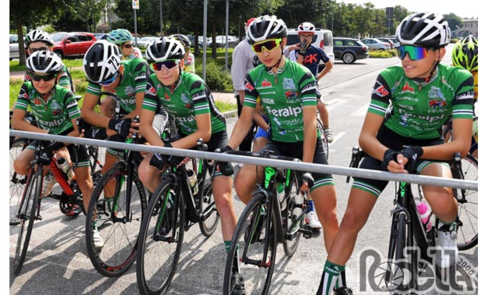 SCUOLA CICLISMO. BICELLI E MONISTER BRINDANO A MAZZANO
