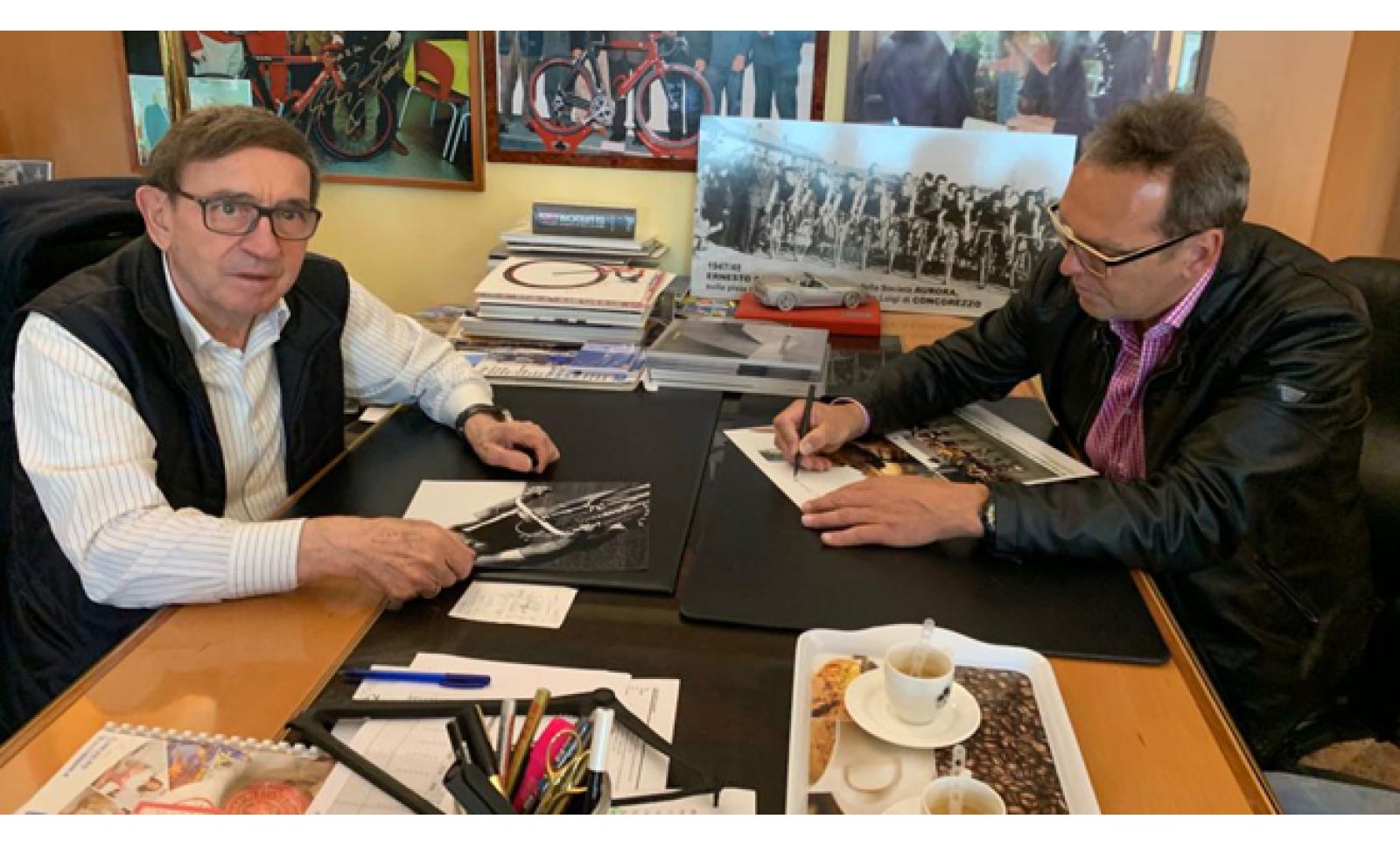 OLAF LUDWIG DA COLNAGO, INCONTRO TRA CAMPIONI. GALLERY
