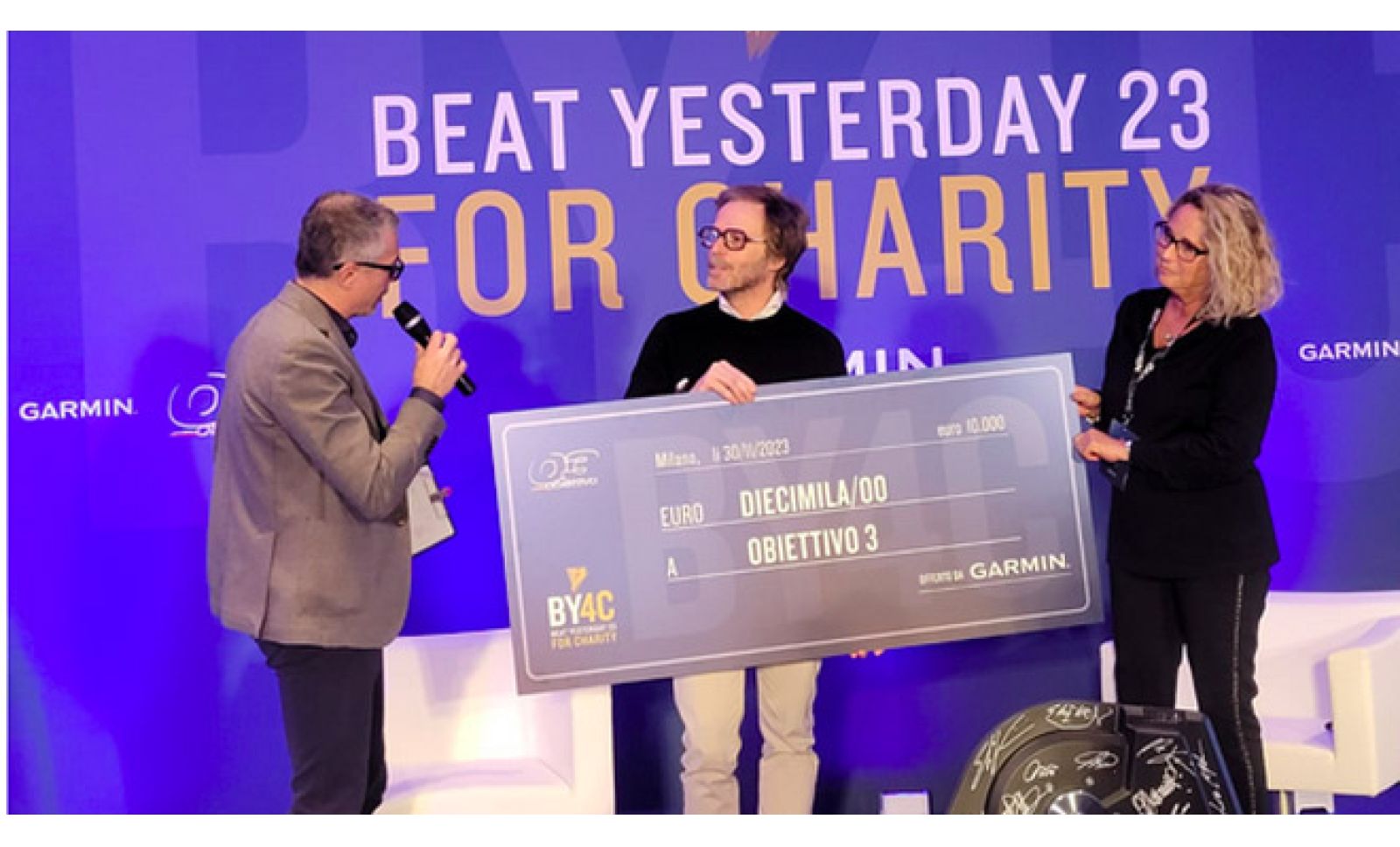 GARMIN BEAT YESTERDAY, DONATI 10MILA EURO A OBIETTIVO3 DI ZANARDI CON ...