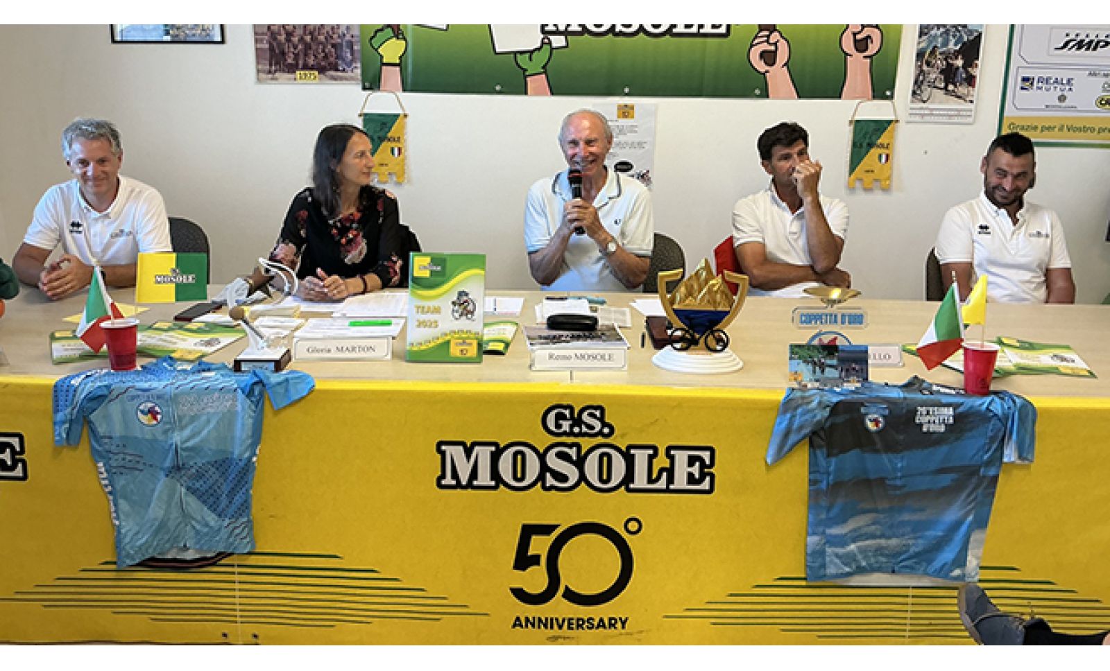 GS MOSOLE, 50 ANNI E UNA GRANDE FESTA TRICOLORE