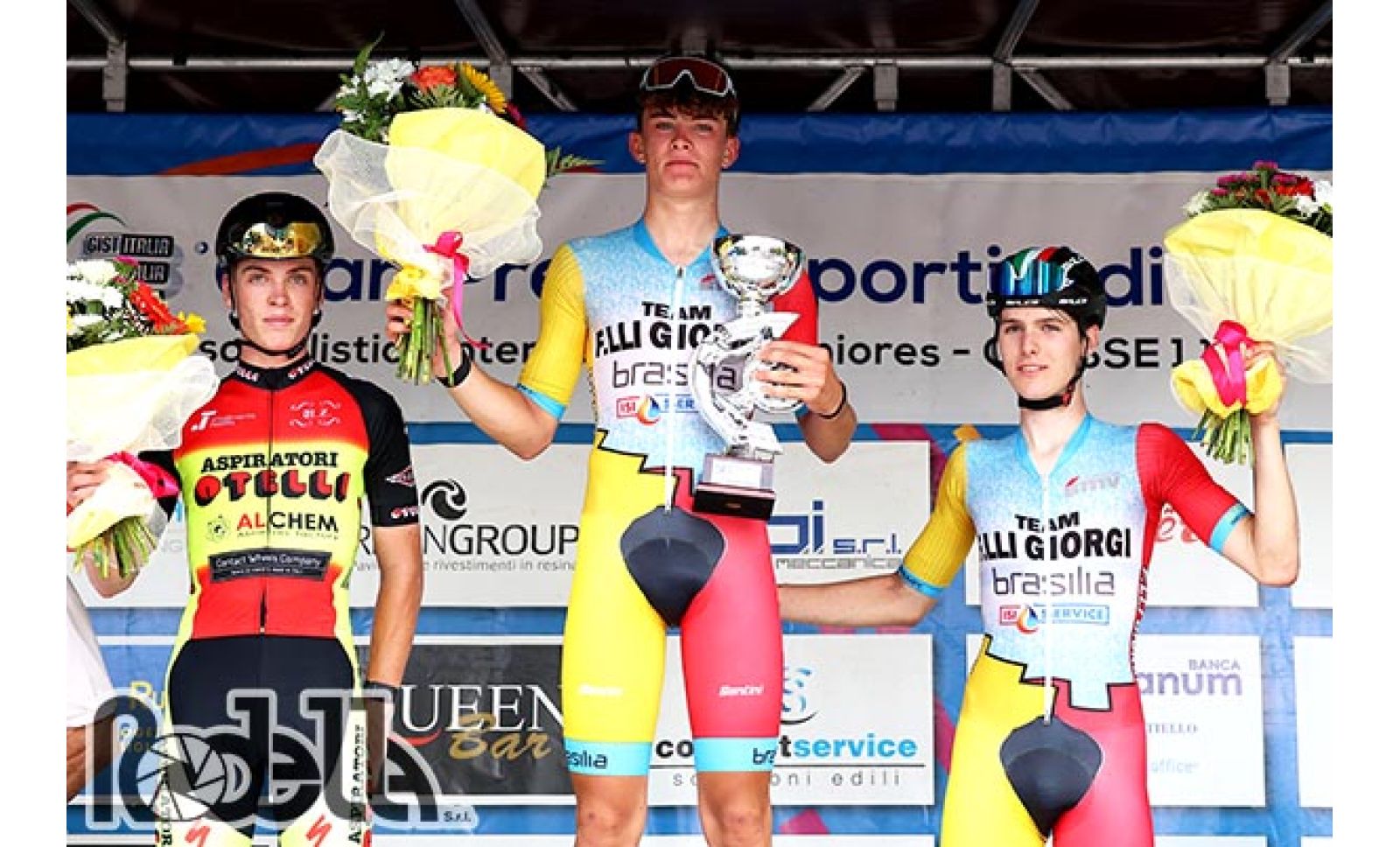 SPORTIVI DI LORIA. THOMAS BERNARDI ESULTA PER IL TEAM GIORGI. SCOFET E ...