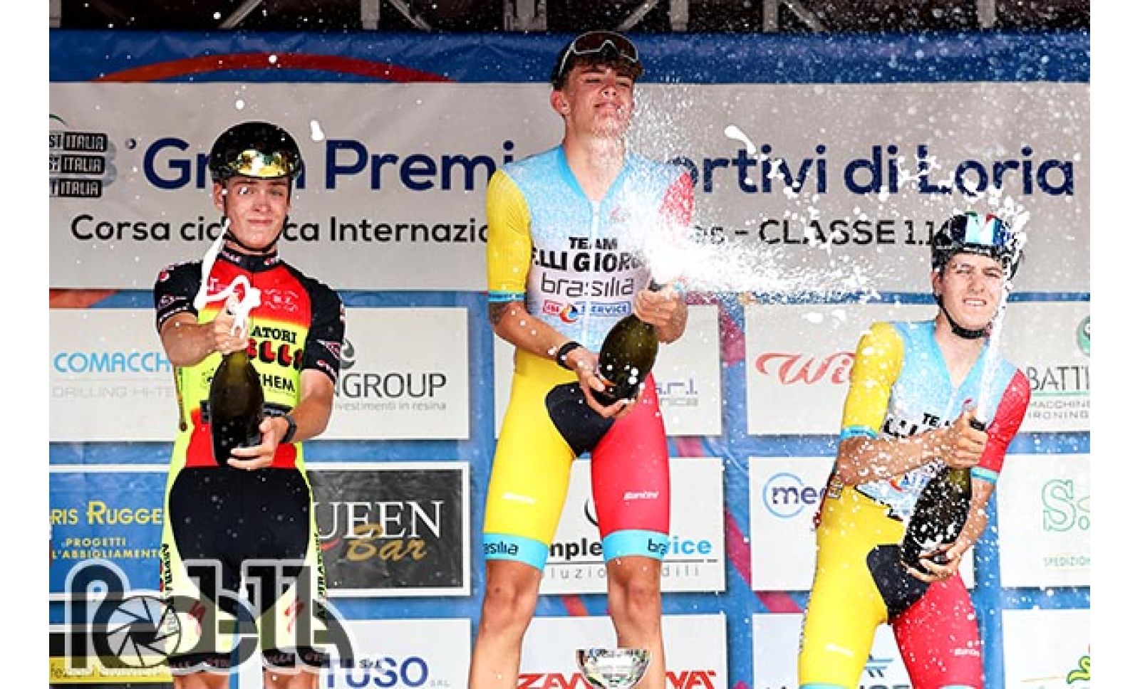 SPORTIVI DI LORIA. THOMAS BERNARDI ESULTA PER IL TEAM GIORGI. SCOFET E ...