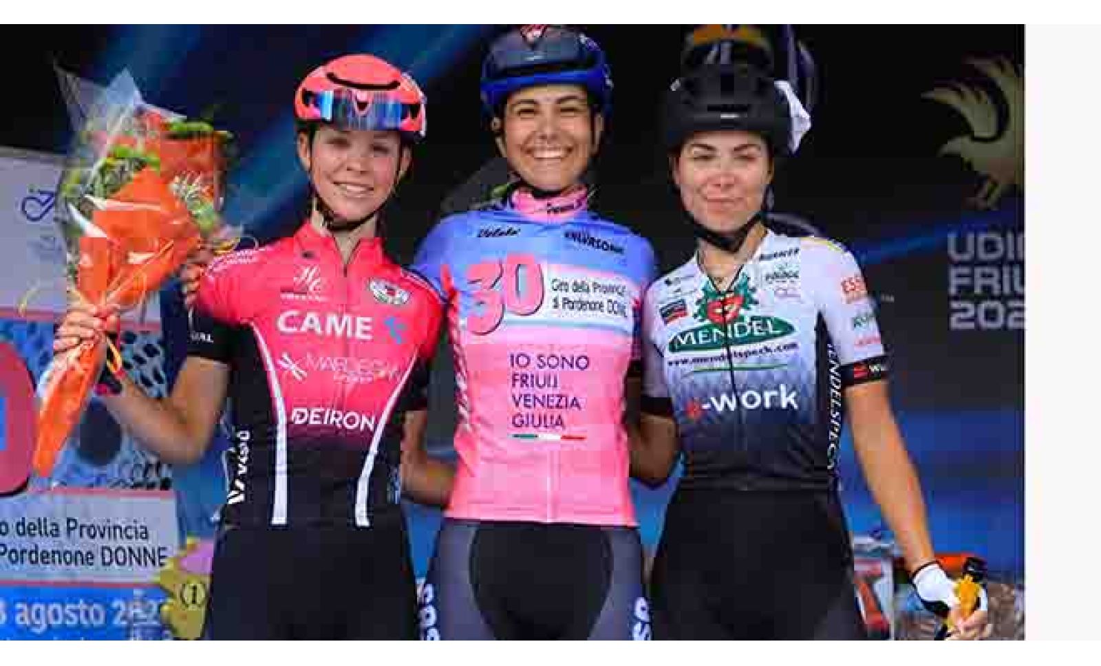 GIRO DELLA PROVINCIA DI PORDENONE OPEN. VOLATA VINCENTE DI SIRI, PEGOLO ...